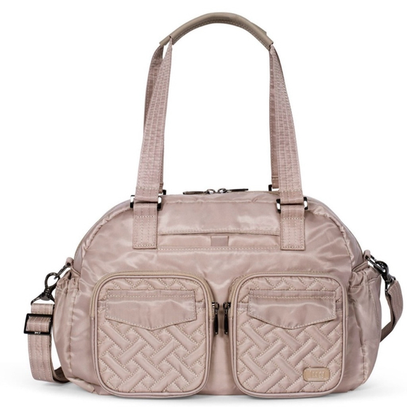 lug | Bags | Nwt Lug Puddle Jumper Duffel Bag Medium Beigesand Taupe ...